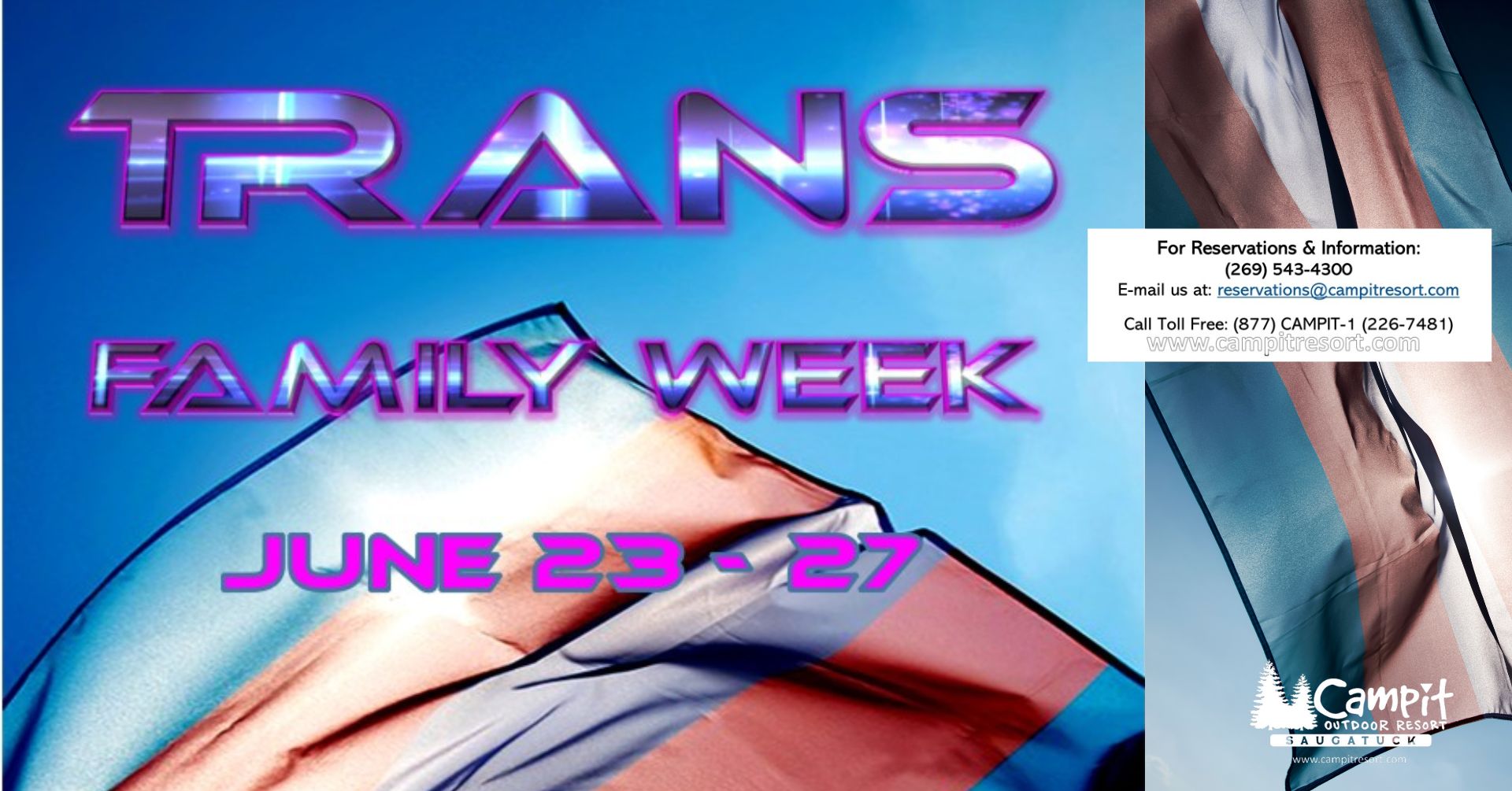 ️Trans Family Week 2025 (Campit, All Ages) - Grand Rapids Trans Foundation