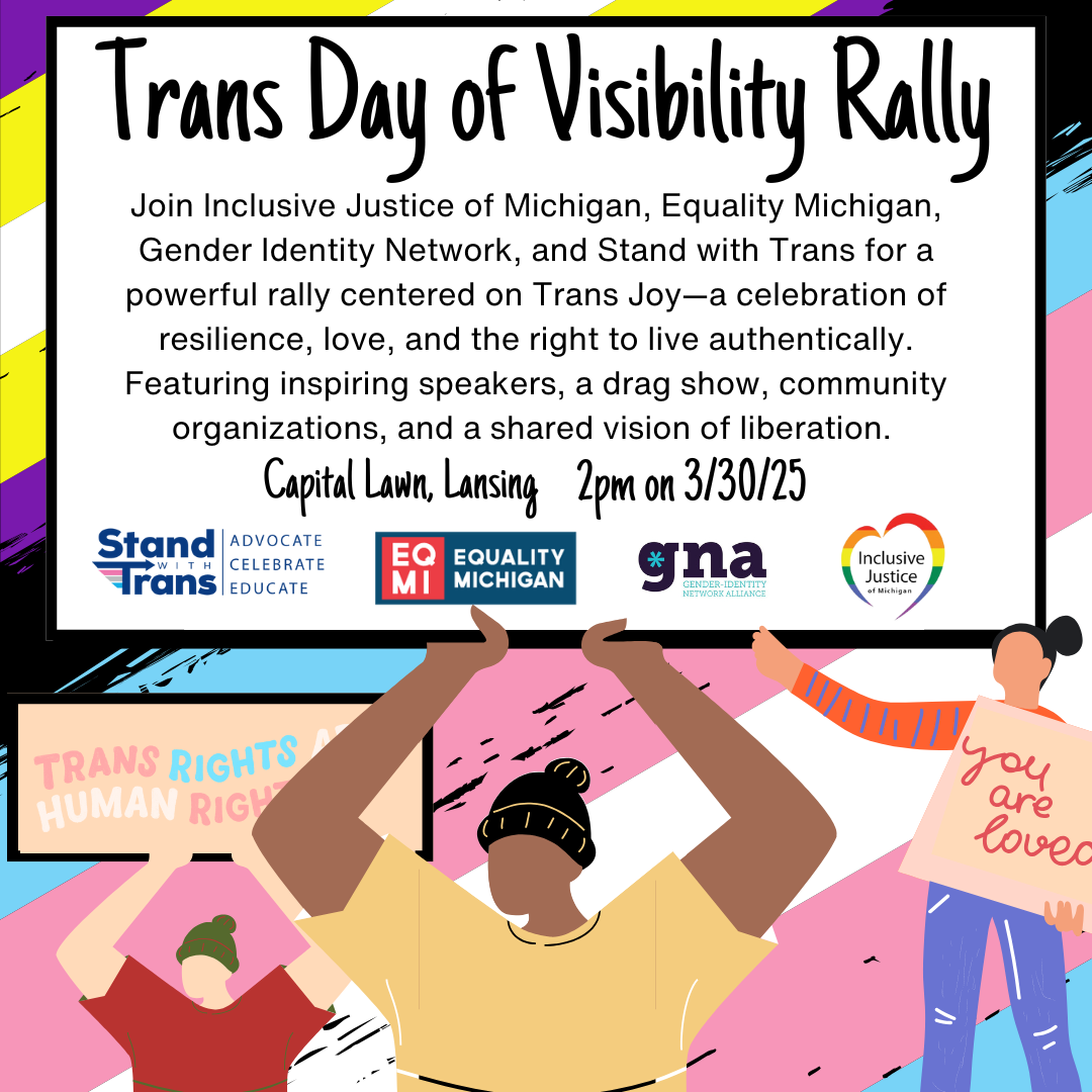 ️Trans Day of Visibility Rally (Lansing) - Grand Rapids Trans Foundation